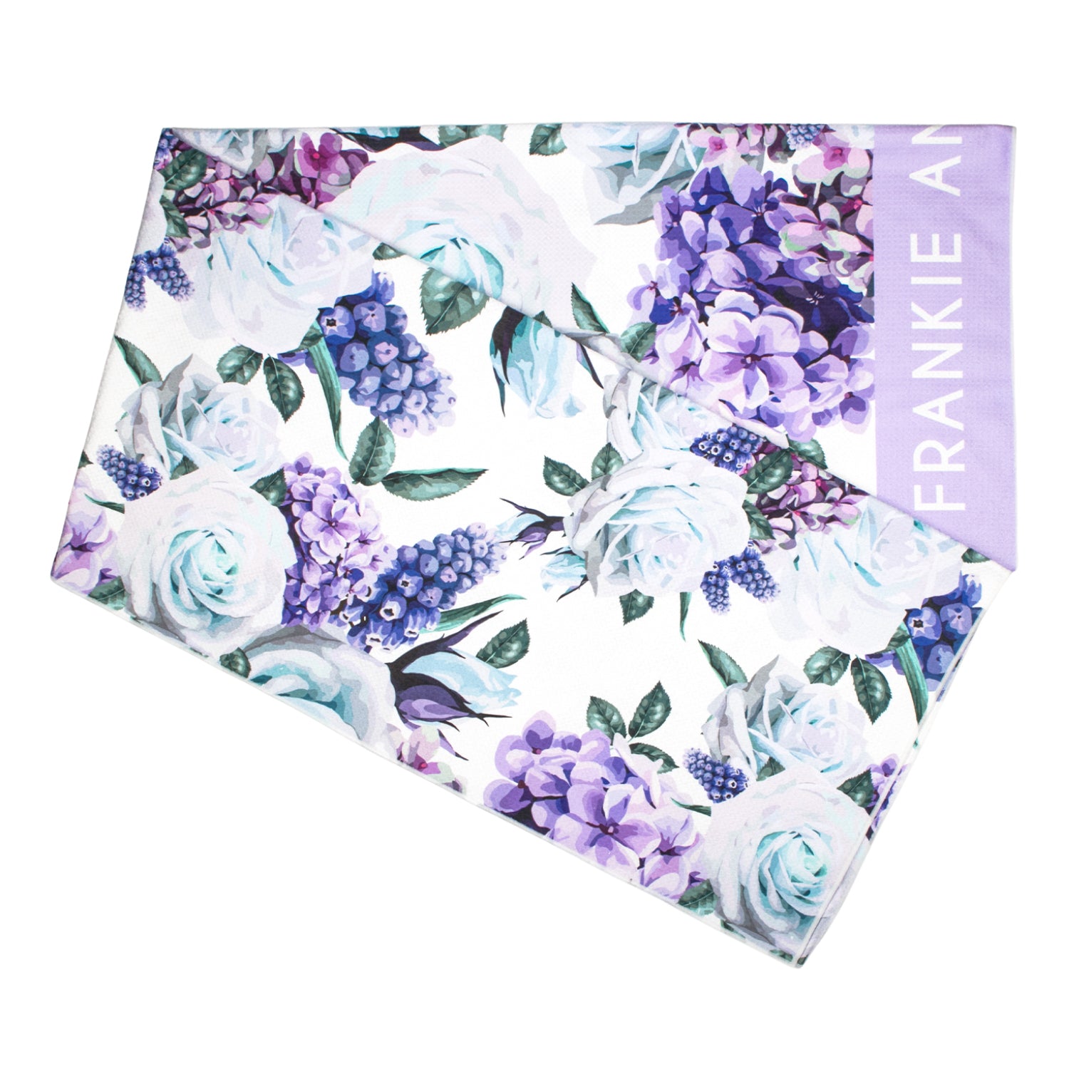 Purple Floral - Beach & Bath Towel - End Of Line – Forever Frankie